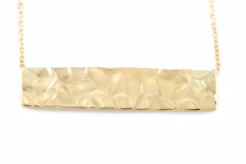 14KYG Hammered Fiona Necklace – Fiona Rose Jewelry